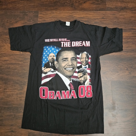 Shirts | Vintage Barack Obama Y2k Bootleg Rap Tshirt First Black ...
